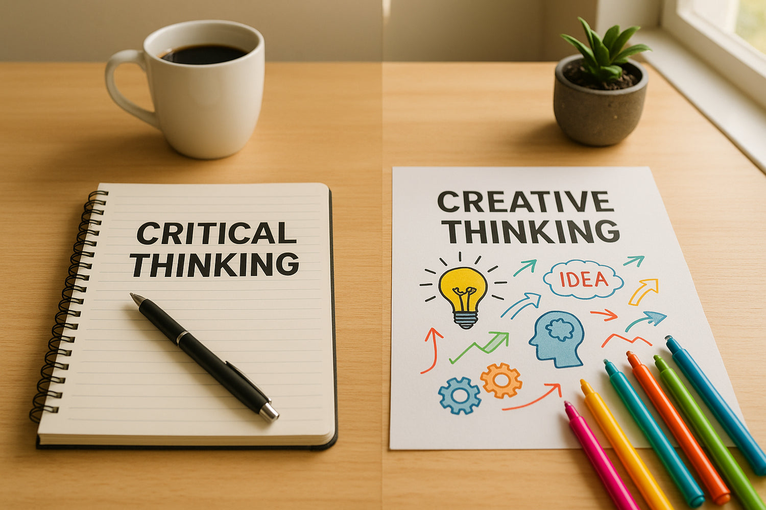 Critical Thinking vs Creative Thinking: Comparison – Grow the Mind